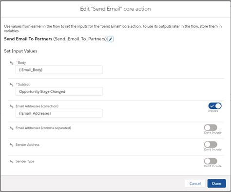visual workflow how do we set up flow to automatically email a subset