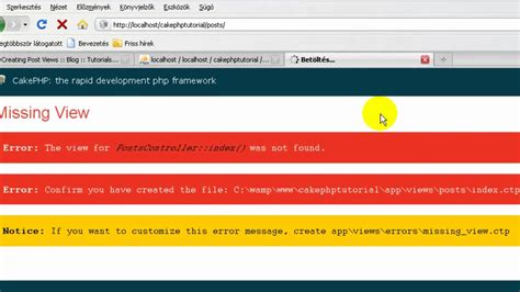 Cakephp Tutorial 08 Blog Tutorial Part 8 Hu Youtube
