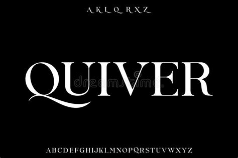 high contrast serif display font vector with alternate elegant luxury