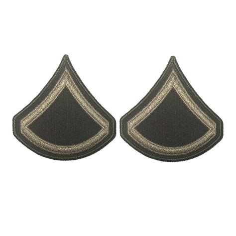 Patch Usa Rank Agsu E3 Pfc Set Of 2 Large Ranger Outfitters