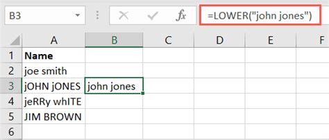Excel에서 텍스트 대소문자를 변경하는 방법