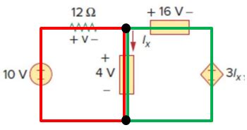 Calculate V And I X In The Circuit Homework Study Com