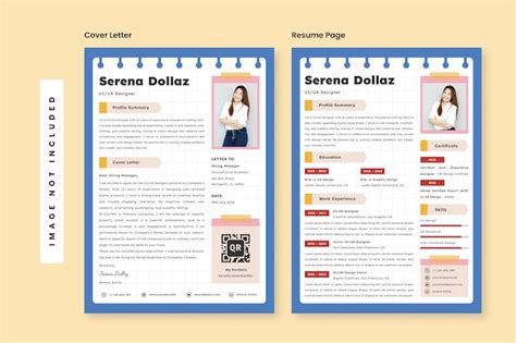 Premium Vector Creative Cv Resume Ui Ux Designer