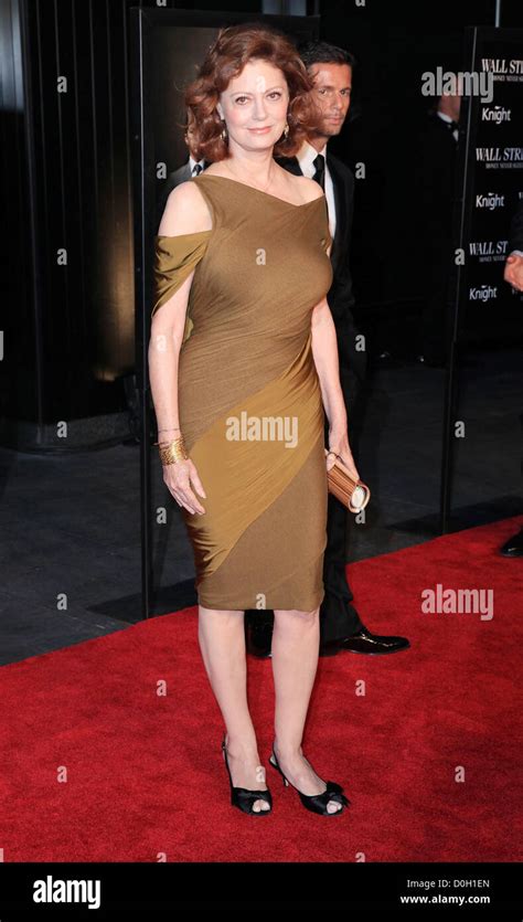 Susan Sarandon New York Premiere Of Wall Street Money Never Sleeps