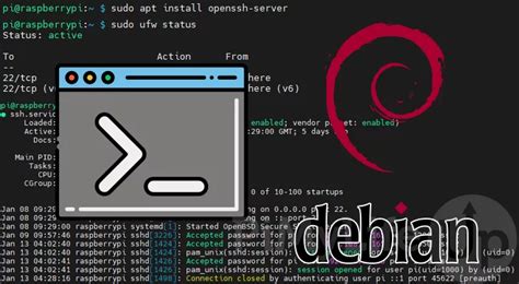 Настройка конфигурирование и защита Ssh в Debian 13 Linux за 30 минут