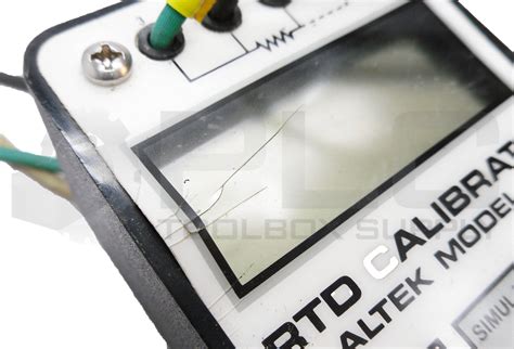 Altek 211 Resistance Temperature Rtd Calibrator Read Plc Toolbox Supply