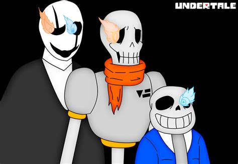 Winding Gaster Comic Sans Papyrus After Com By Staticthehedgehog02