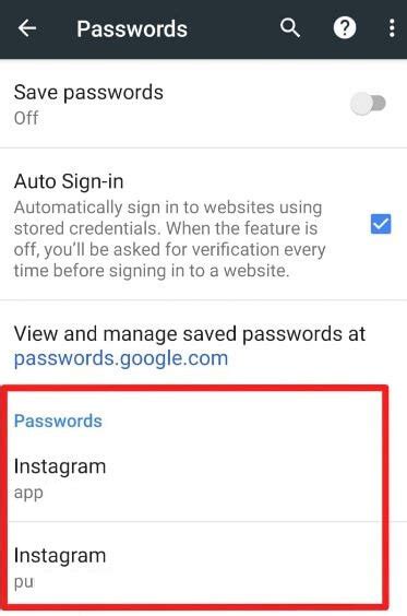 How To Delete Saved Passwords In Chrome Android Phone