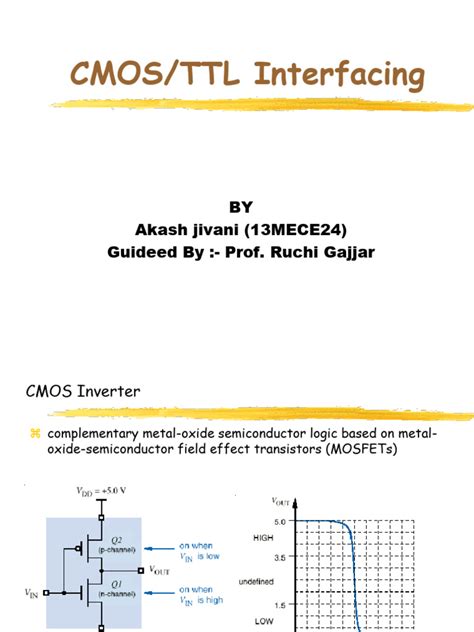 cmos ttl interfacing pdf cmos logic gate