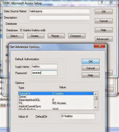 Membuat Koneksi Java Dengan Database Msaccess Di Netbeans Hakko Blogs