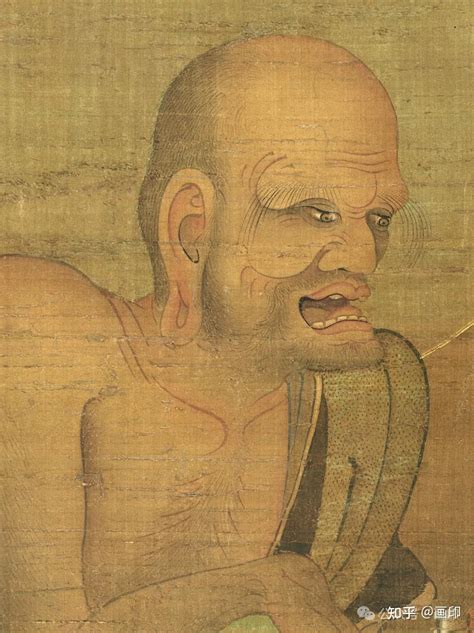 宋 金大受《十六罗汉图》 知乎