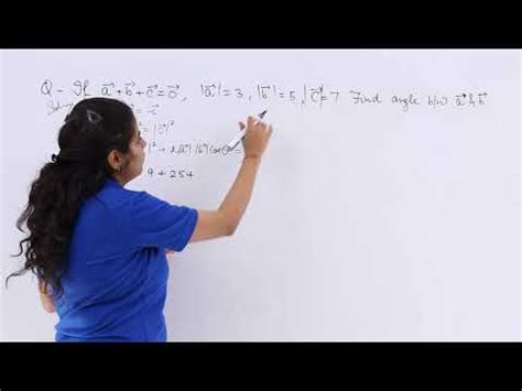 Solved Examples For JEE Vector Algebra 13 Video Lecture