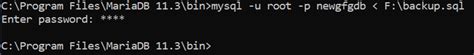 how to migrating data from mysql to mariadb geeksforgeeks