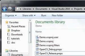 How To Build Applications With OpenCV Inside The Microsoft Visual
