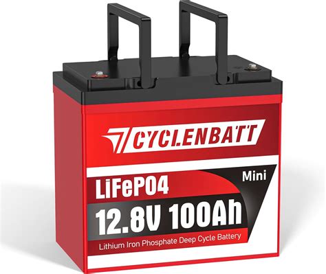 Cyclenbatt 12v 100ah Mini Lithium Battery 15000 Cycles 12v
