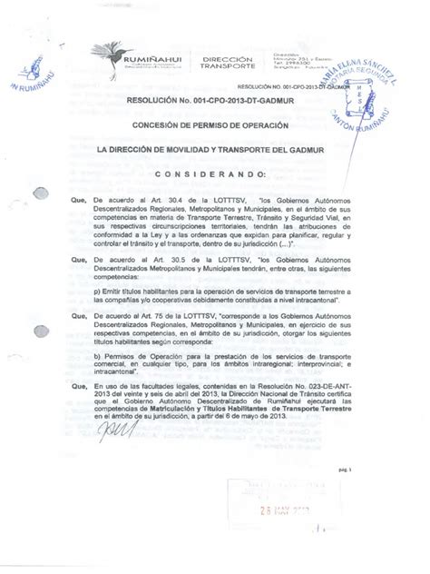 PERMISO DE OPERACION-signed | PDF | Economias | Economía política