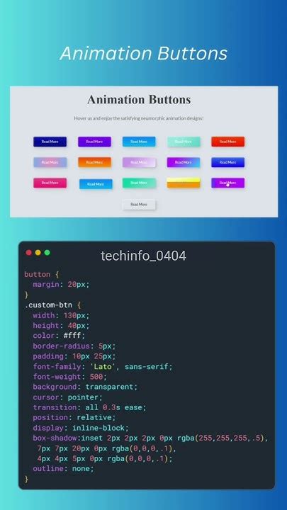 15 Different Animation Button 😱💥 Htmlcode Shrots Programming Like