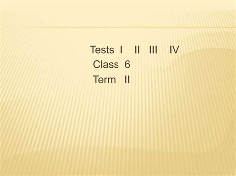 6 კლასის ტესტები 2 სემესტრი Ppt
