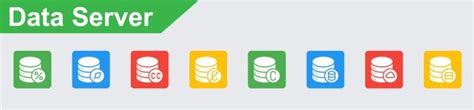 Premium Vector Data Server Vector Icons Pack