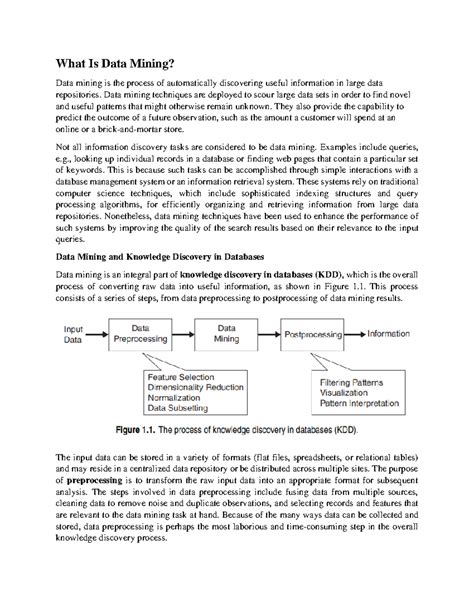 Chapter 1 What Is Data Mining What Is Data Mining Data Mining Is The Process Of