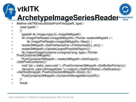 Slicer And Itk Generic Image Reader Module Ppt Download
