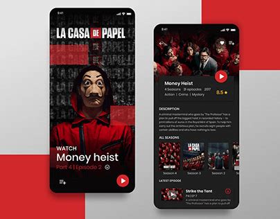 Video Streaming App Ui Design Projects Photos Videos Logos