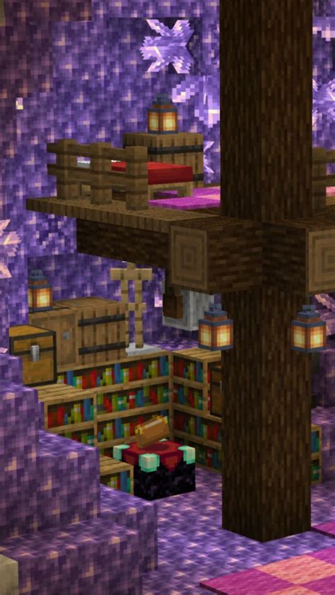 Geode Starter House Minecraft House Tutorials Easy Minecraft Houses Minecraft Room