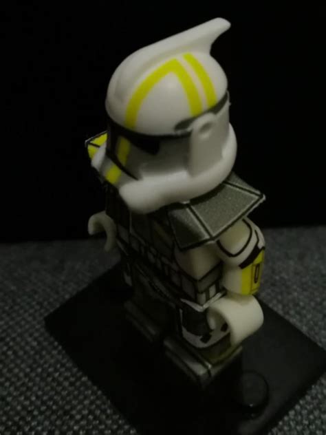 Custom Decaled Avfigures Lego Clone Trooper Clone Arc Commander Blitz