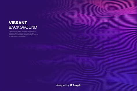 활기찬 하프 톤 효과와 추상적 인 배경 무료 벡터