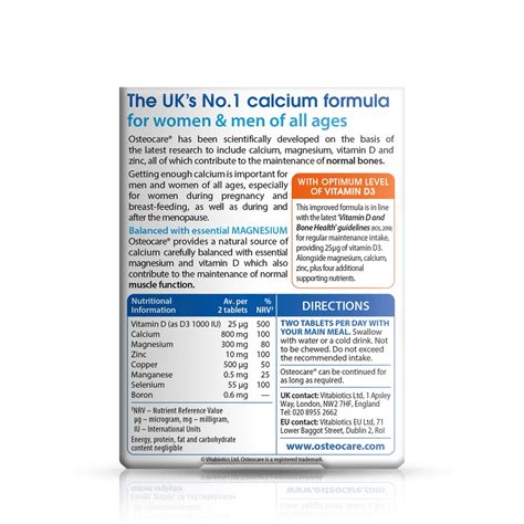 Osteocare Original By 30 Tablets Maxhub Pharmacy