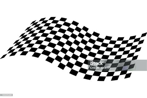 레이스 플래그 아이콘입니다 체크 표시기 인종 배경 레이싱 플래그 벡터 일러스트레이션 손 흔들기에 대한 스톡 벡터 아트 및 기타 이미지 손 흔들기 체스판 승리 동작