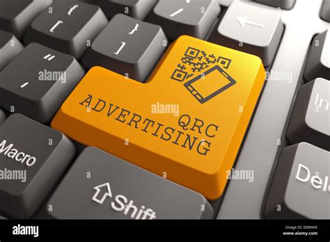 QR Code Advertising Concept Stock Photo Alamy