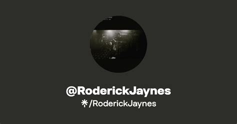 Roderickjaynes Listen On Youtube Spotify Linktree