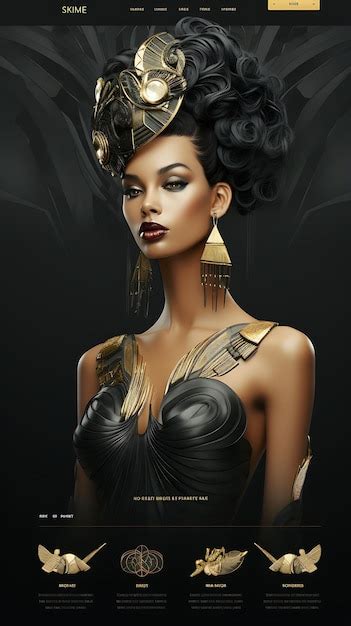 Premium Ai Image Web Layout Retro Vintage Designs Boasting Creative