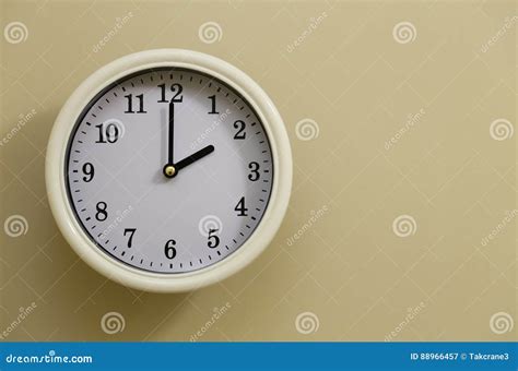 The Clock`s Time Is 2 O`clock Stock Image Image Of Minute Copy 88966457