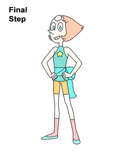 How To Draw Pearl Steven Universe Step By Step Pictures