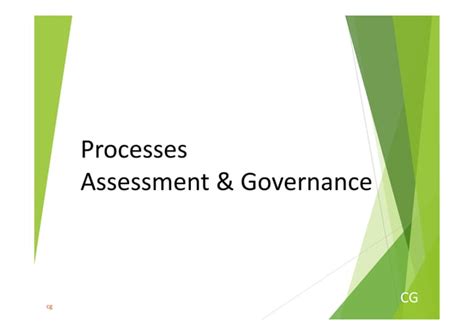 Processes Assessment Presentazione Ppt