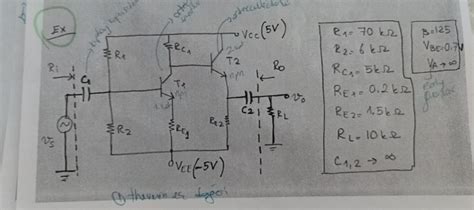 a ﻿calculate dc operating point b ﻿avs v0 vsc