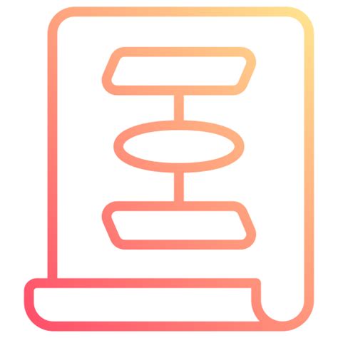 Work Flow Generic Gradient Outline Icon