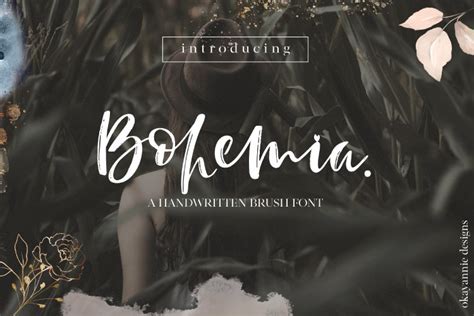 Bohemia A Brush Script Font 145626