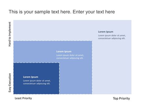 Business Impact Matrix Powerpoint Template