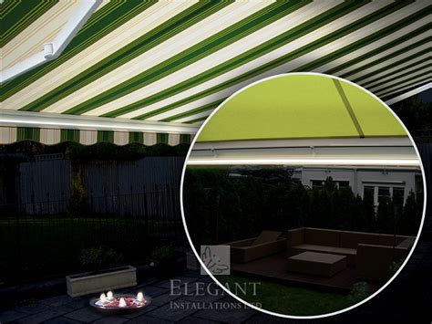 Awnings With Lights Patio Awning Lights By Elegant Uk