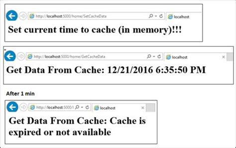 In Memory Caching In Asp Net Core