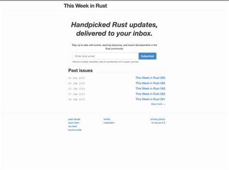 This Week In Rust By Rust Lang A Undefined Template Built At Lightspeed This Week In Rust By Rust Lang A Undefined Template Built At Lightspeed