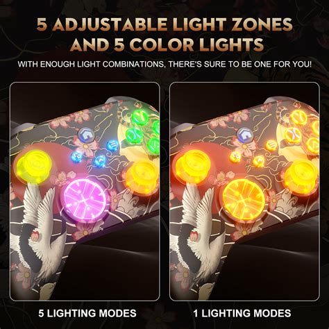 Bonadget Custom Wireless Rgb Xbox Controller For Pc Xbox And Windows 10 Enhanced Gaming Joystick