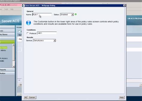 solved acs configuration issue cisco community