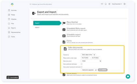 How To Export Sales Documents With Additional Attributes Repsly