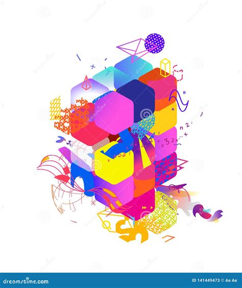 The Style Of Abstract Art Suprematism Modern Street Art And Graffiti