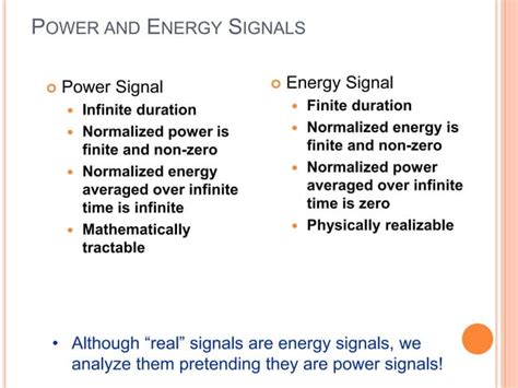 Classification Of Signals Pptx Physics Science