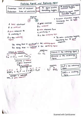 Oxidizing And Reducing Agent Notes Flipbook By Shalini Muniandi FlipHTML5